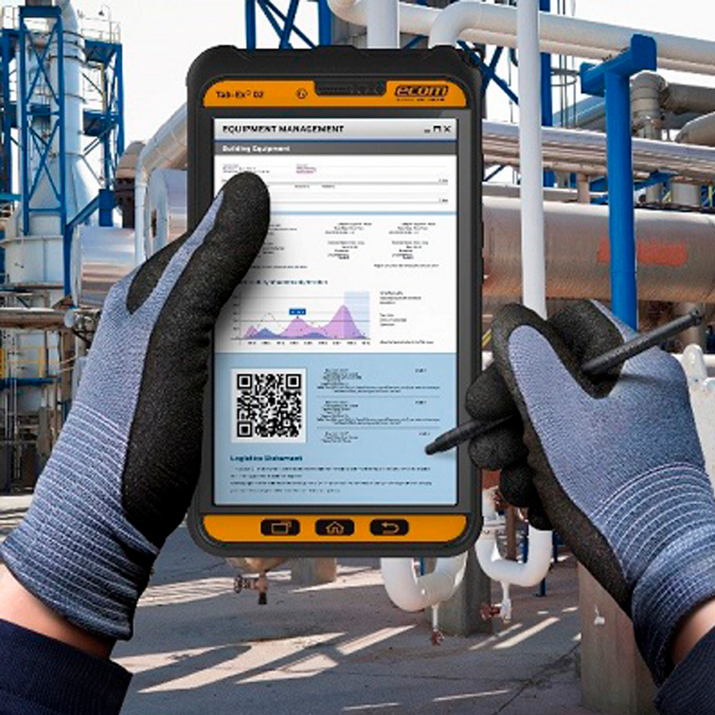 Tablet intrinsecamente segura ECOM TAB EX03 División 2 Zona 2 Android ...