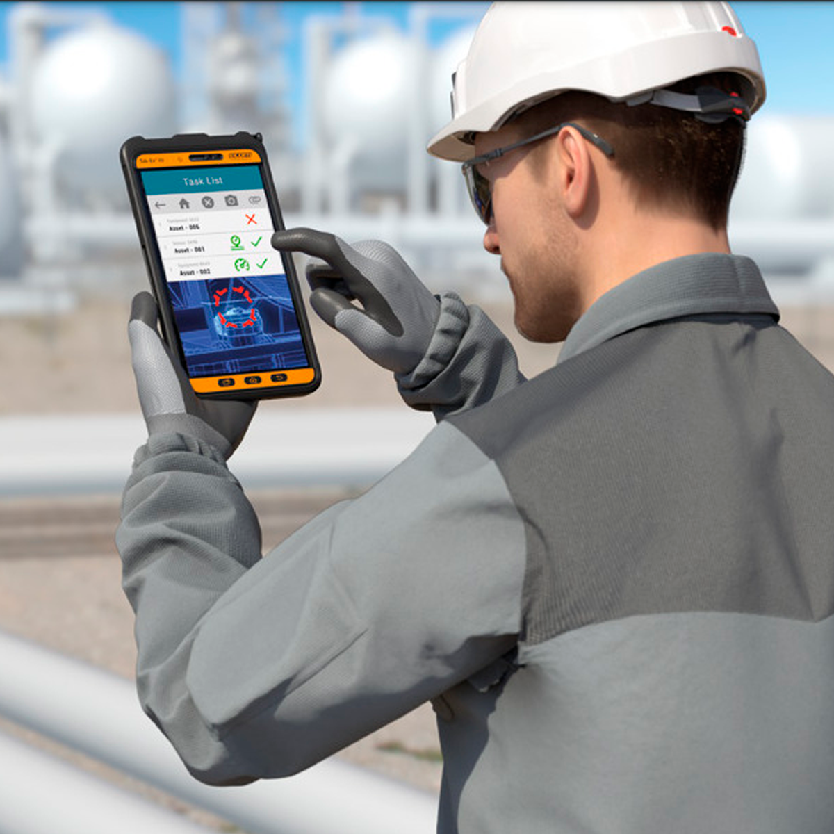 Tablet intrinsecamente segura ECOM TAB EX03 División 2 Zona 2 Android ...