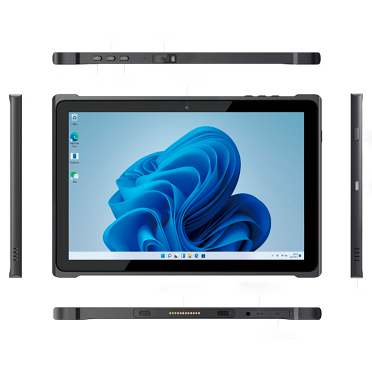 Tablet Emdoor Q19 Uso Rudo Windows 11 Pro 8GB/128GB IP65 escaner 2D ...